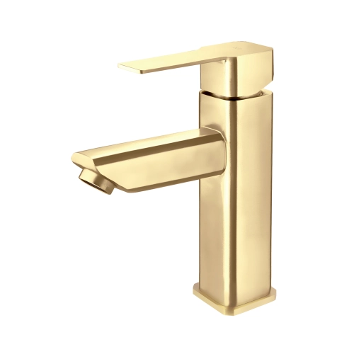 Torneira Monocomando Baixa Inox Adda Ouro Fosco – Sofisticação e ...